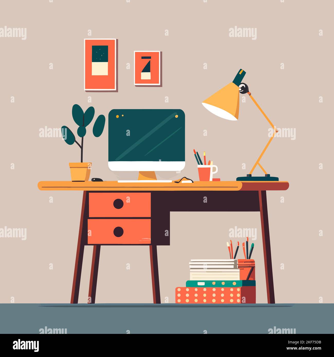 Work electronic Stock Vector Images - Alamy