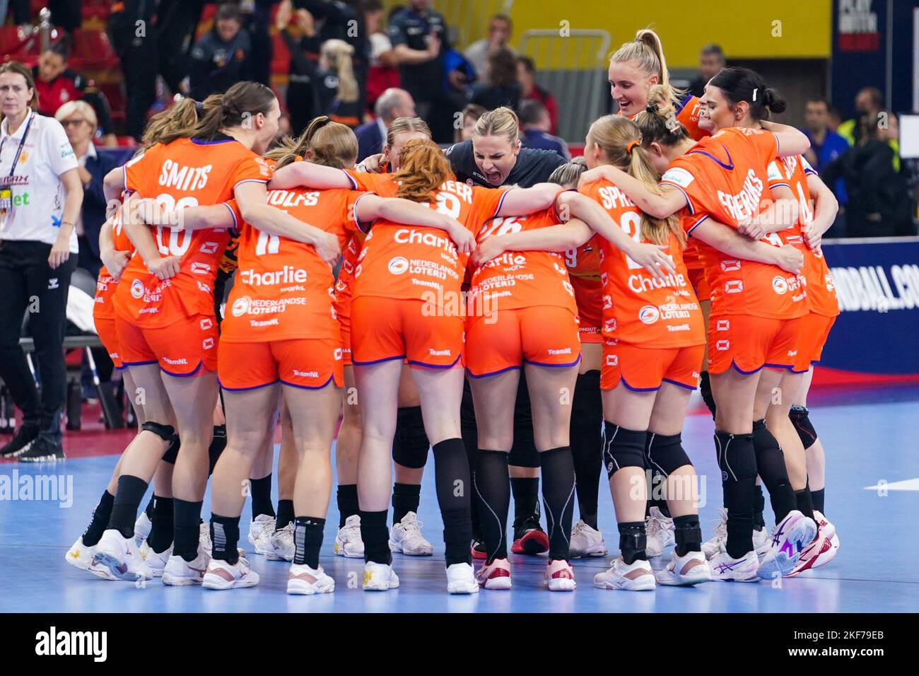 SKOPJE, MACEDONIA - NOVEMBER 16: Laura van der Heijden of the ...