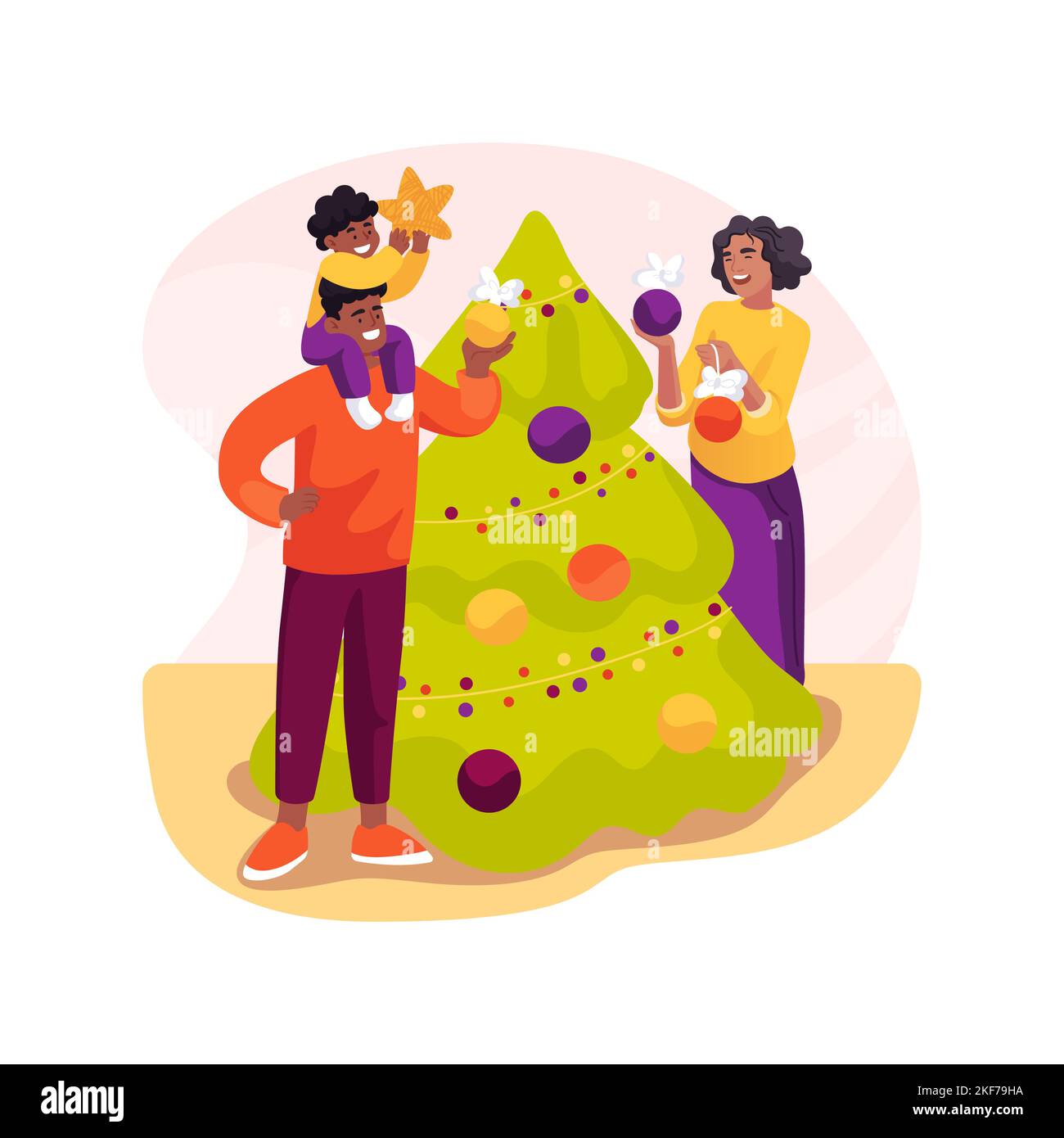 Bethlehem star isolated cartoon vector illustration Stock Vector Image ...