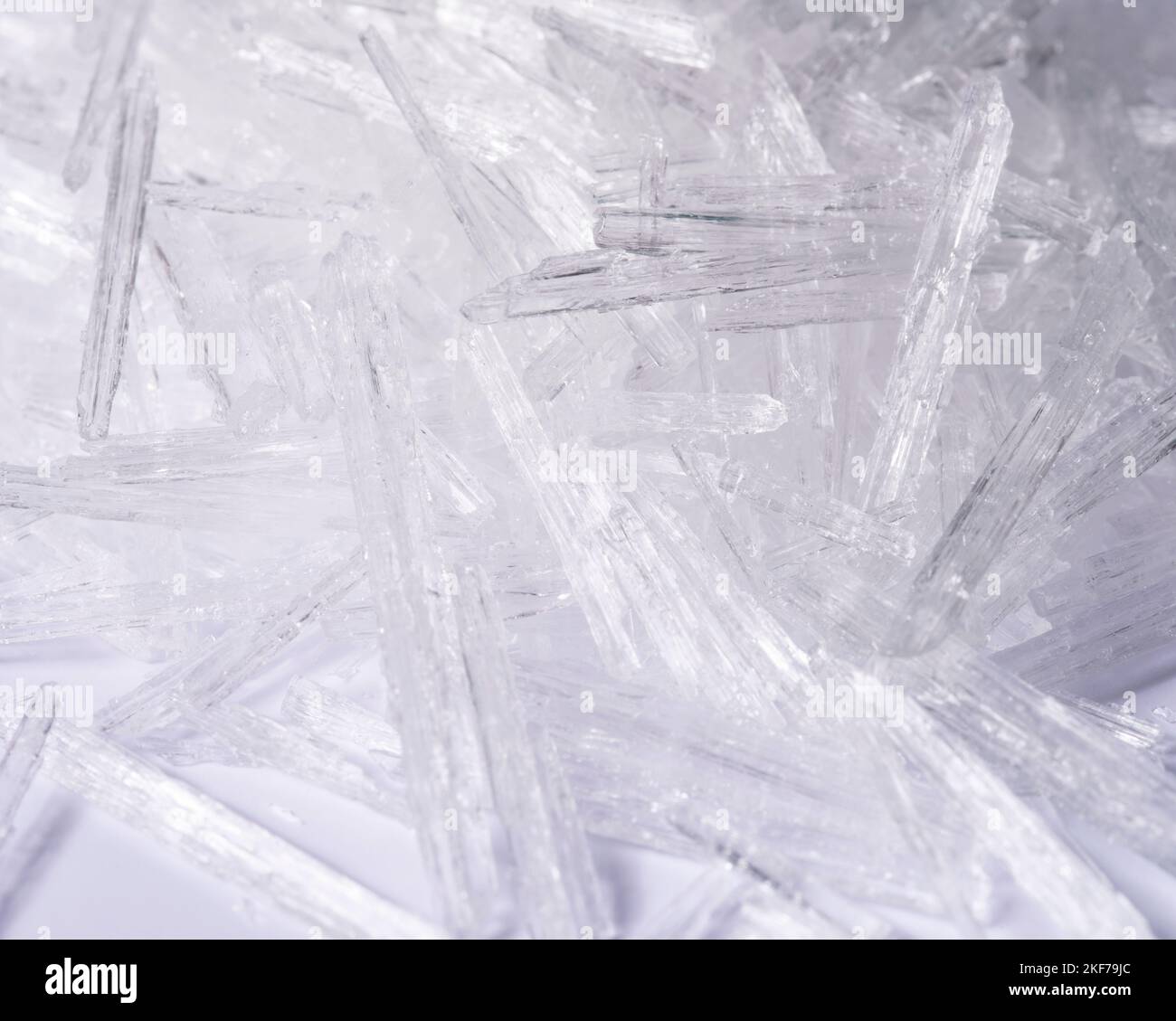 Menthol Crystals close up, background Stock Photo - Alamy