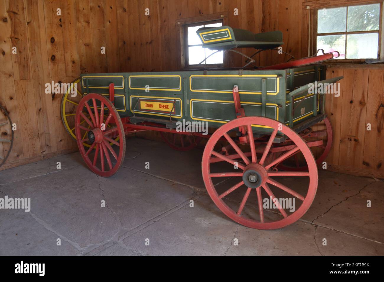 Old wooden cart for cane transportation at historical plantation, West ...