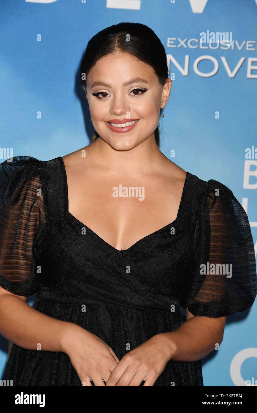 LOS ANGELES, CALIFORNIA - NOVEMBER 15: Sarah Jeffery attends the Los ...