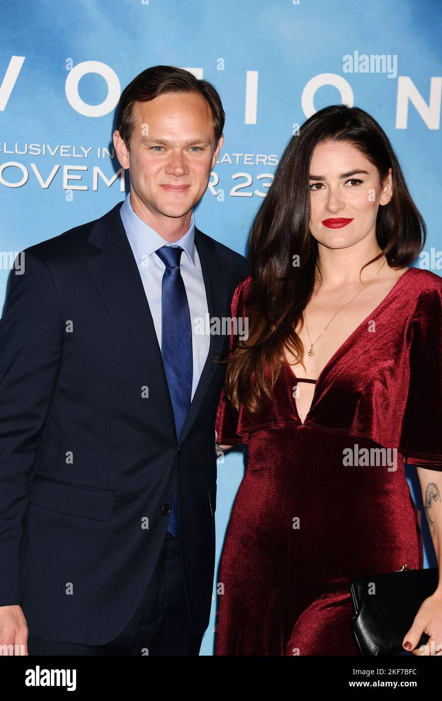 LOS ANGELES, CALIFORNIA - NOVEMBER 15: (L-R) Joseph Cross and Audrey Tommassini attend the Los ...