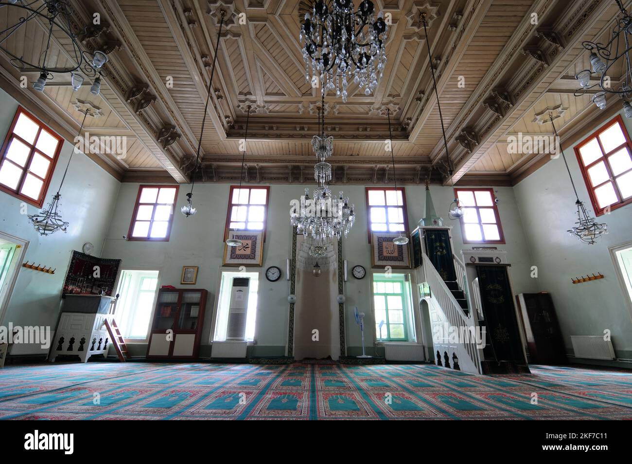 Located in Istanbul, Turkey, the Abbas Aga Mosque was built in the 16th ...