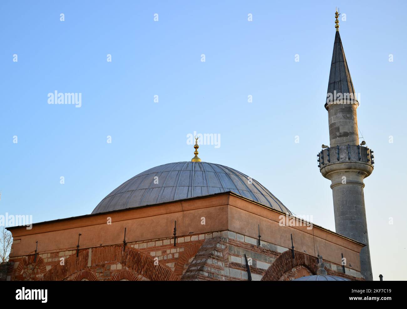 Located in Istanbul, Turkey, the Ahi Celebi Mosque was built in the ...