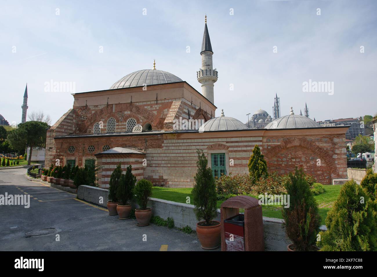 Located in Istanbul, Turkey, the Ahi Celebi Mosque was built in the ...