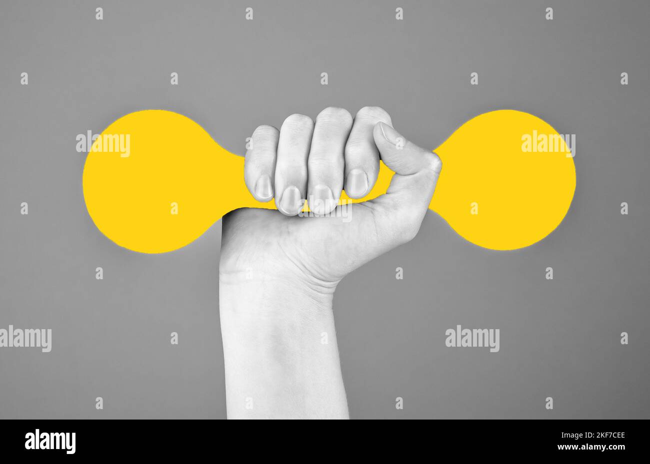 Hand strength grip funny hi-res stock photography and images - Alamy