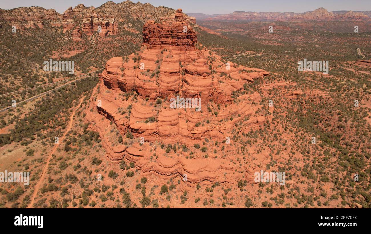 An aerial view of the beautiful canyons in Arizona Stock Photo - Alamy
