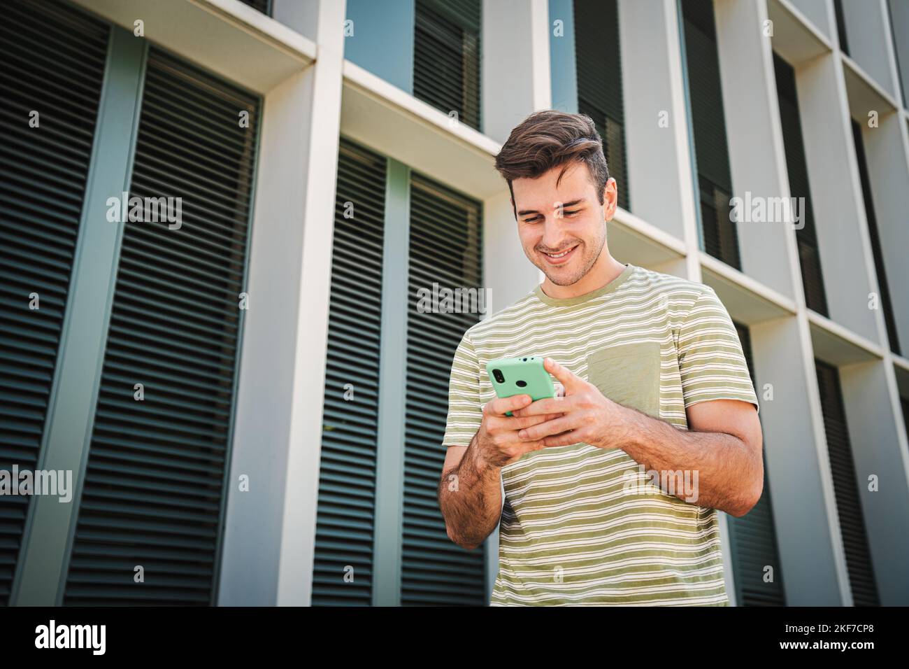 4k portrait smiling young man hi-res stock photography and images - Alamy