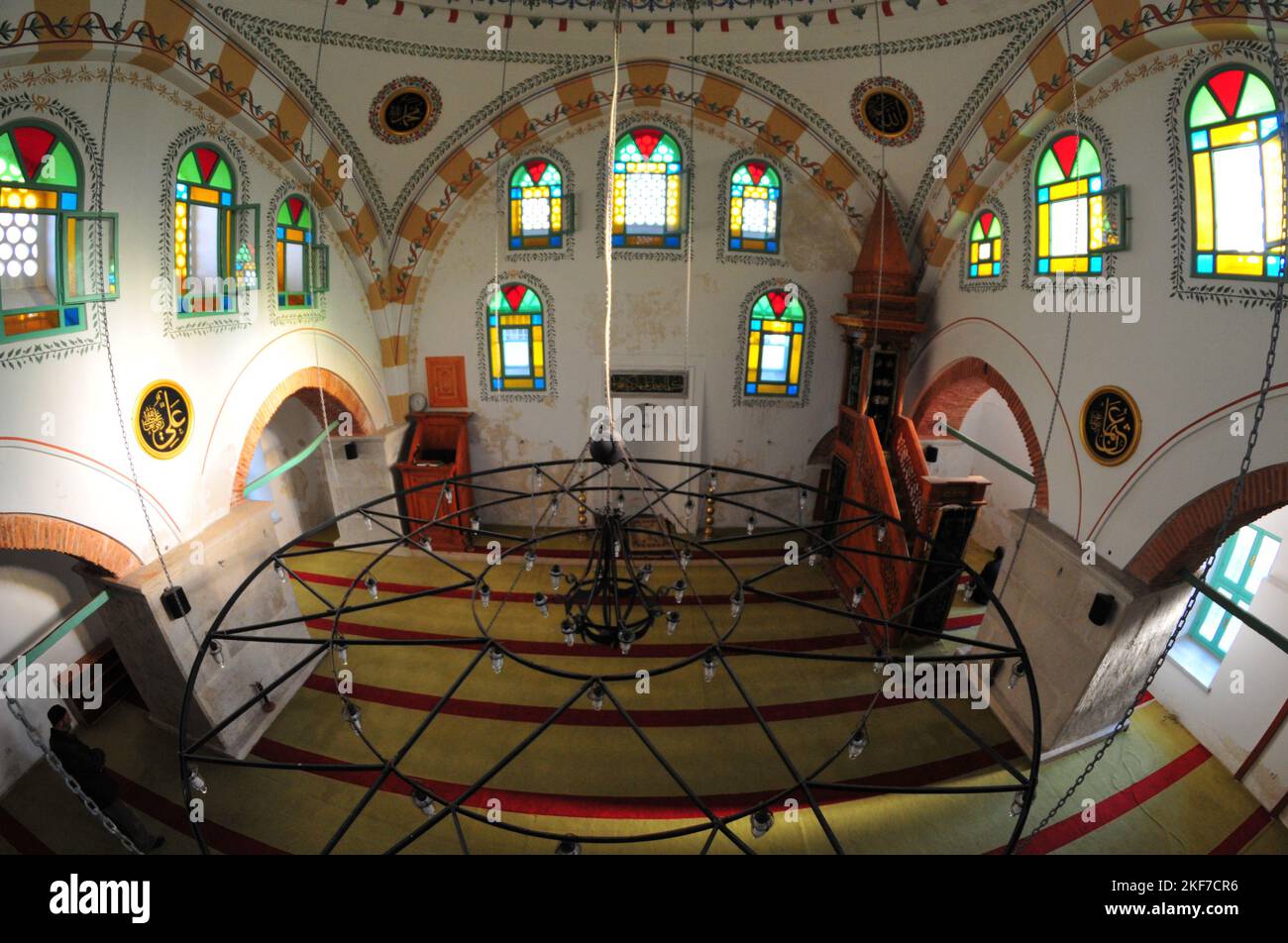 Located in Istanbul, Turkey, the Ahi Celebi Mosque was built in the ...