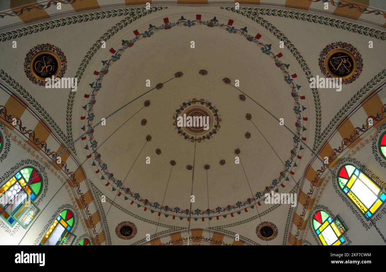 Located in Istanbul, Turkey, the Ahi Celebi Mosque was built in the ...