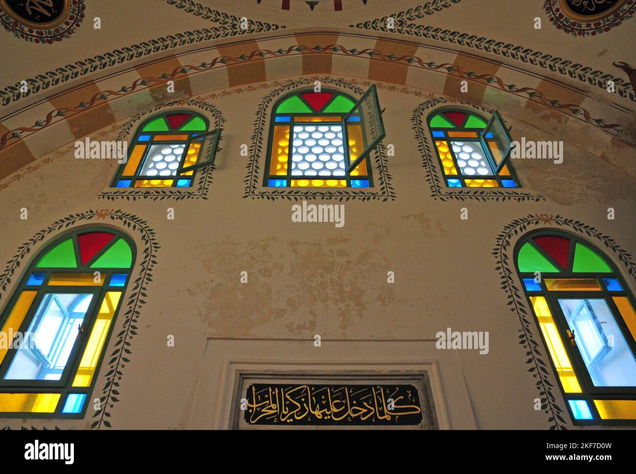 Located in Istanbul, Turkey, the Ahi Celebi Mosque was built in the ...