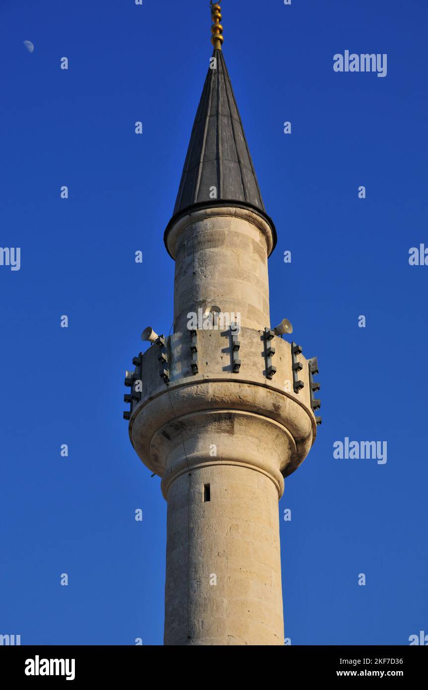 Located in Istanbul, Turkey, the Ahi Celebi Mosque was built in the ...