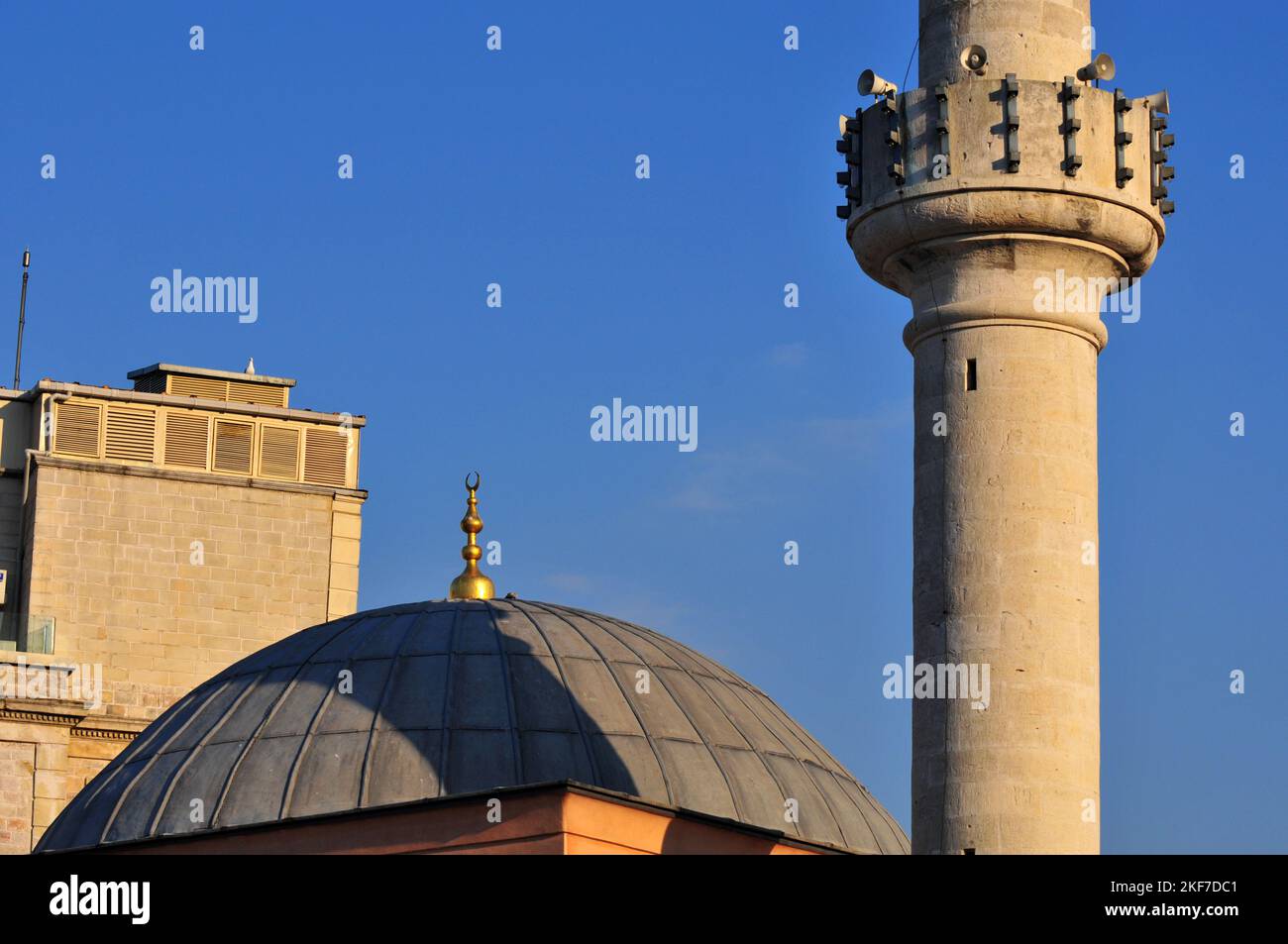 Located in Istanbul, Turkey, the Ahi Celebi Mosque was built in the ...