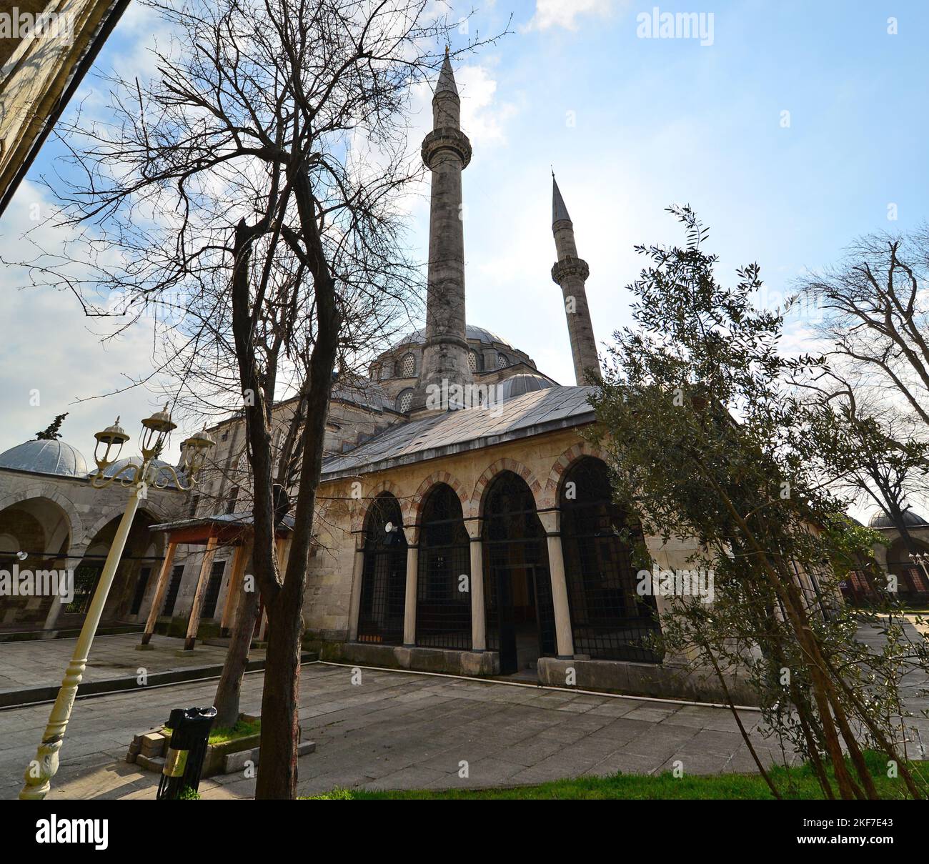 Atik Valide Mosque and Complex, located in the Istanbul district of ...