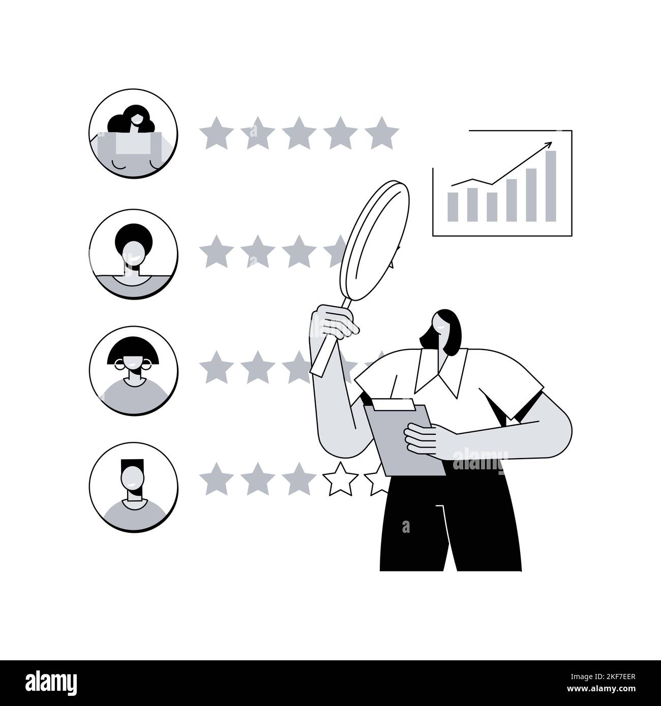 Performance management abstract concept vector illustration. Human ...