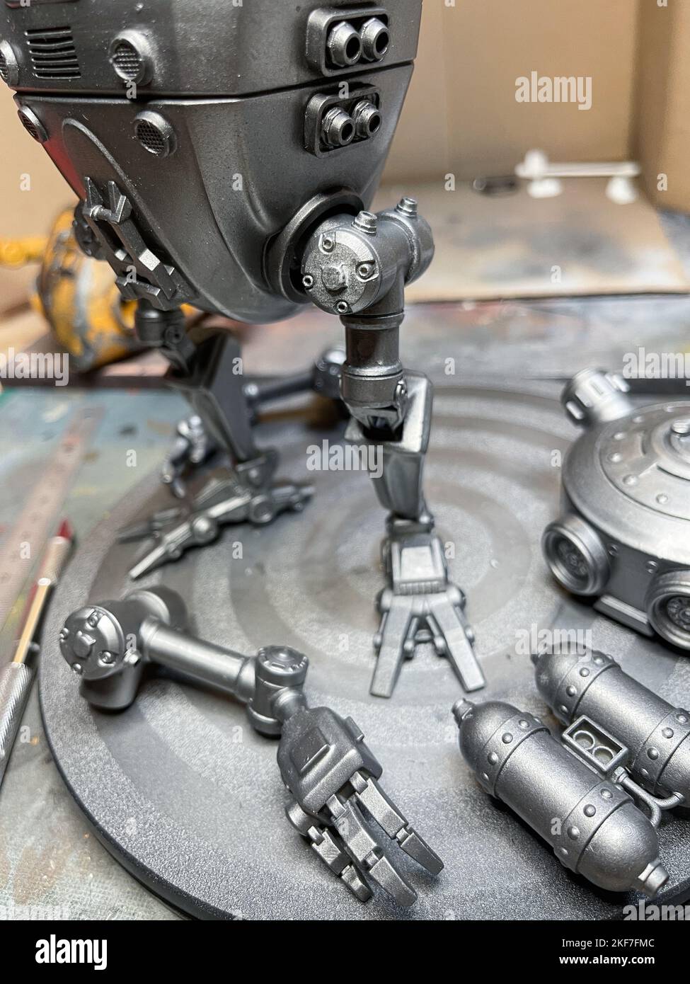 making a robot with a resin 3d printer Stock Photo - Alamy