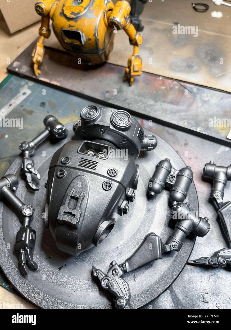 making a robot with a resin 3d printer Stock Photo - Alamy