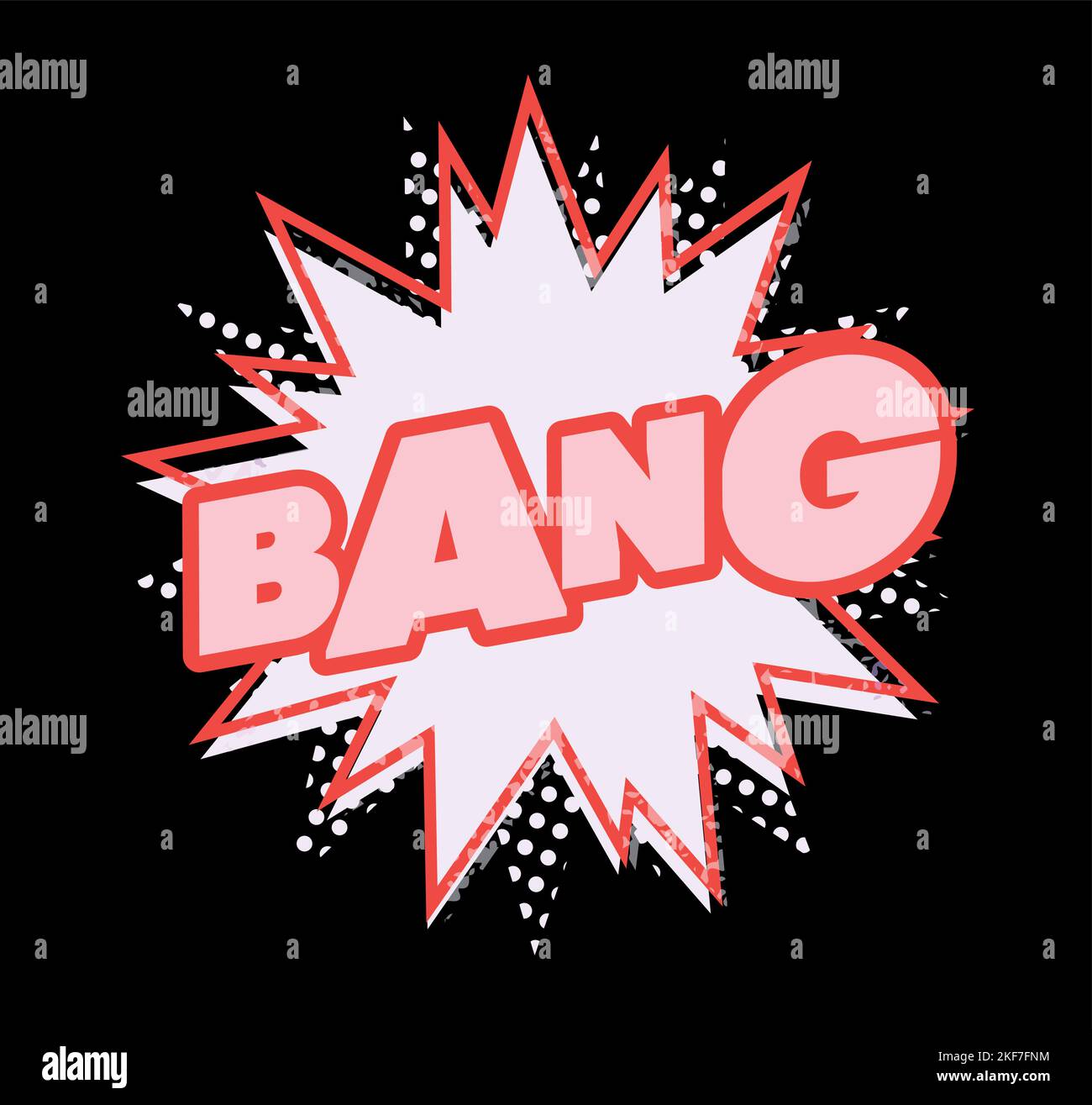 Bang Bang. Pop art. Comic Explosion. Sign Template Vector. Design ...