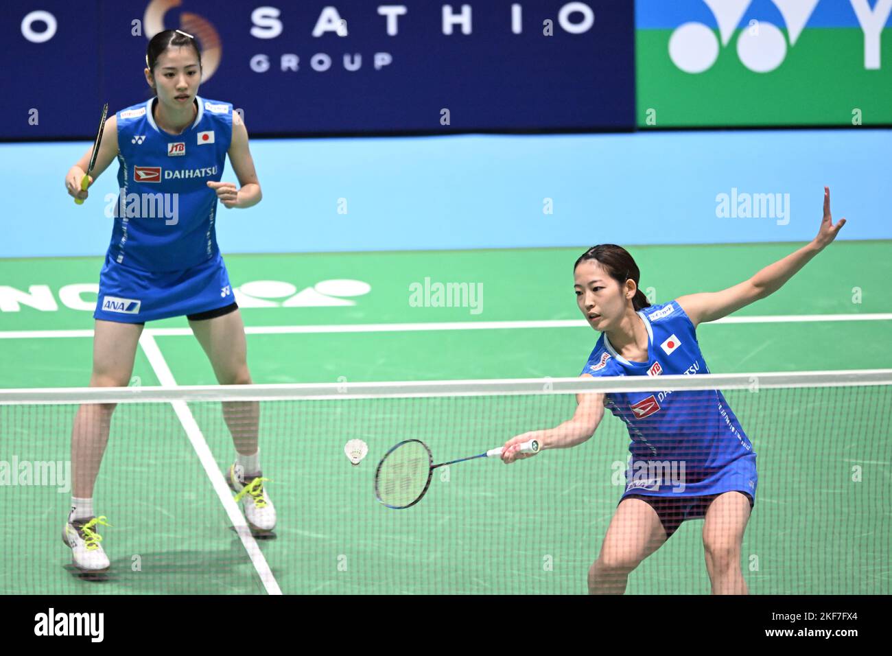 Sydney, Australia. 16th Nov, 2022. Chiharu Shida (L) and Nami Matsuyama ...