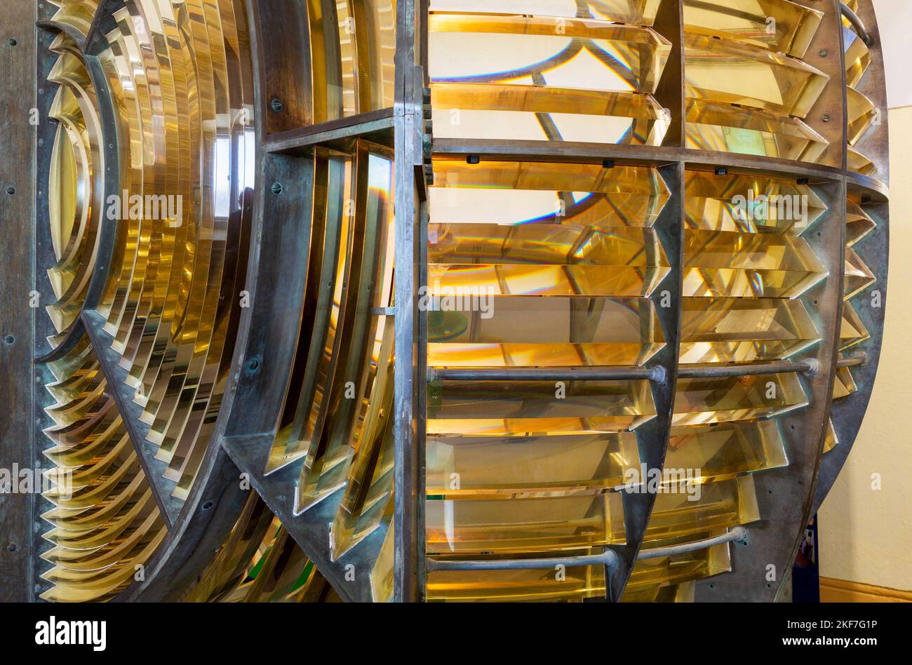 First-Order lens,Portland Bill Lighthouse, Isle of Portland, Dorset ...