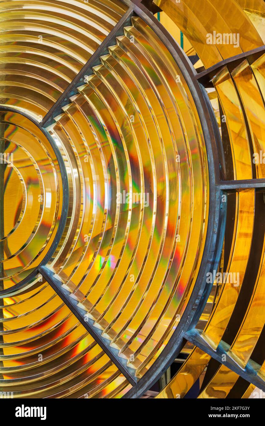 First-Order lens,Portland Bill Lighthouse, Isle of Portland, Dorset ...
