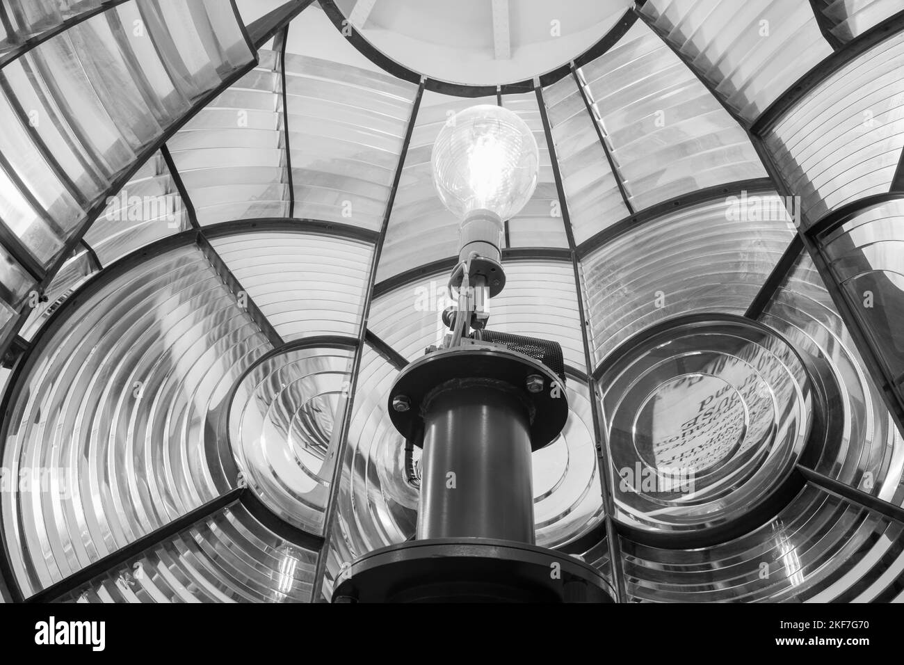 Fresnel lens first order Black and White Stock Photos & Images - Alamy