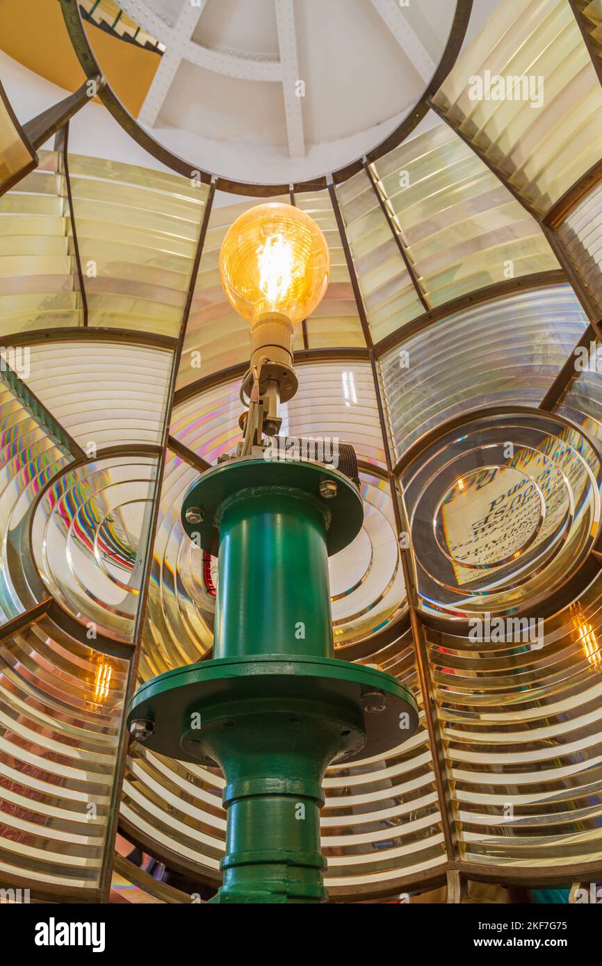 First-Order lens,Portland Bill Lighthouse, Isle of Portland, Dorset ...