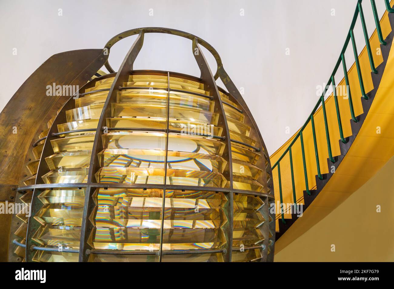 First-Order lens,Portland Bill Lighthouse, Isle of Portland, Dorset ...
