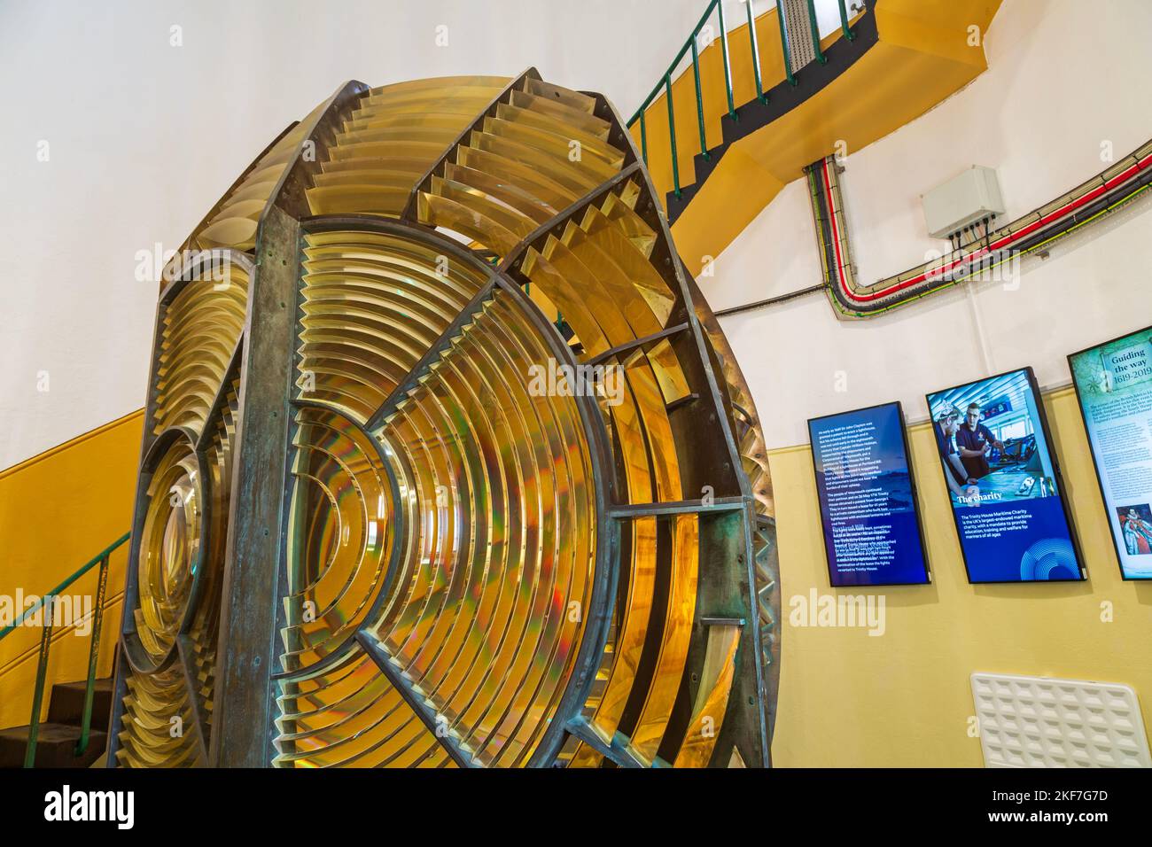 First-Order lens,Portland Bill Lighthouse, Isle of Portland, Dorset ...