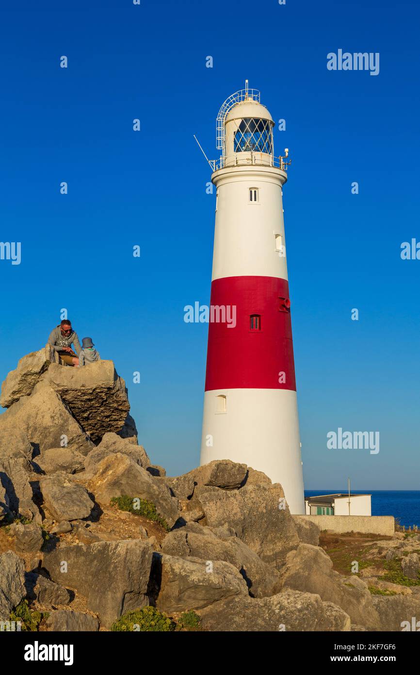 Portland Bill Lighthouse, Isle of Portland, Dorset, England, United ...