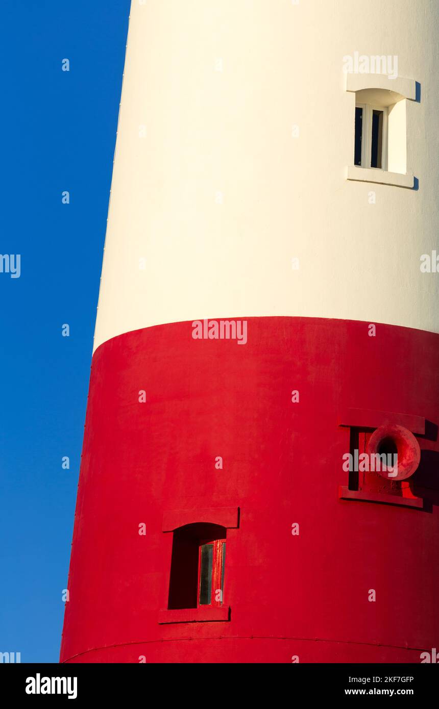 Fog horn, Portland Bill Lighthouse, Isle of Portland, Dorset, England ...