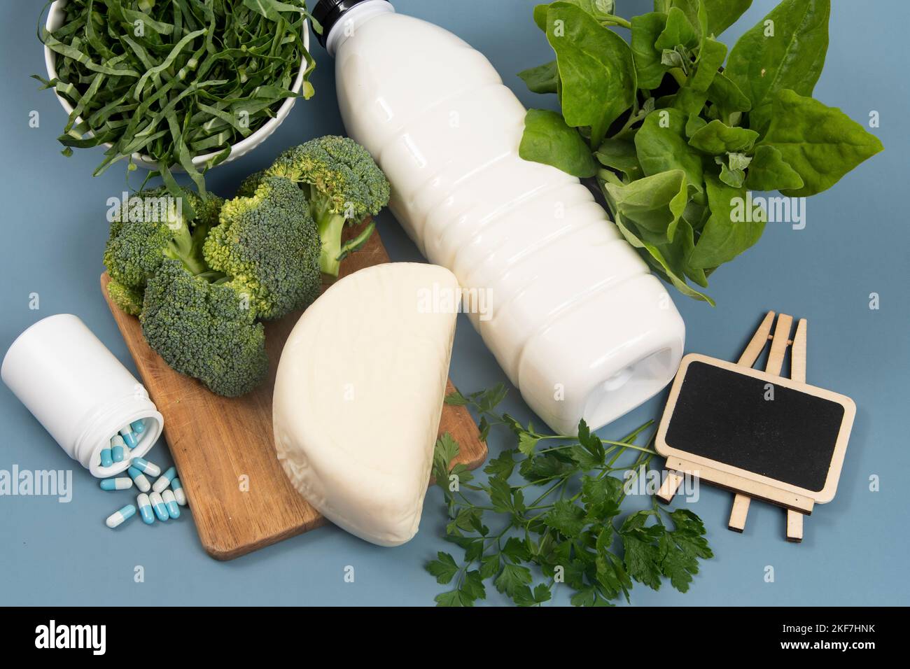main sources of calcium for the body to help fight osteoporosis with a ...