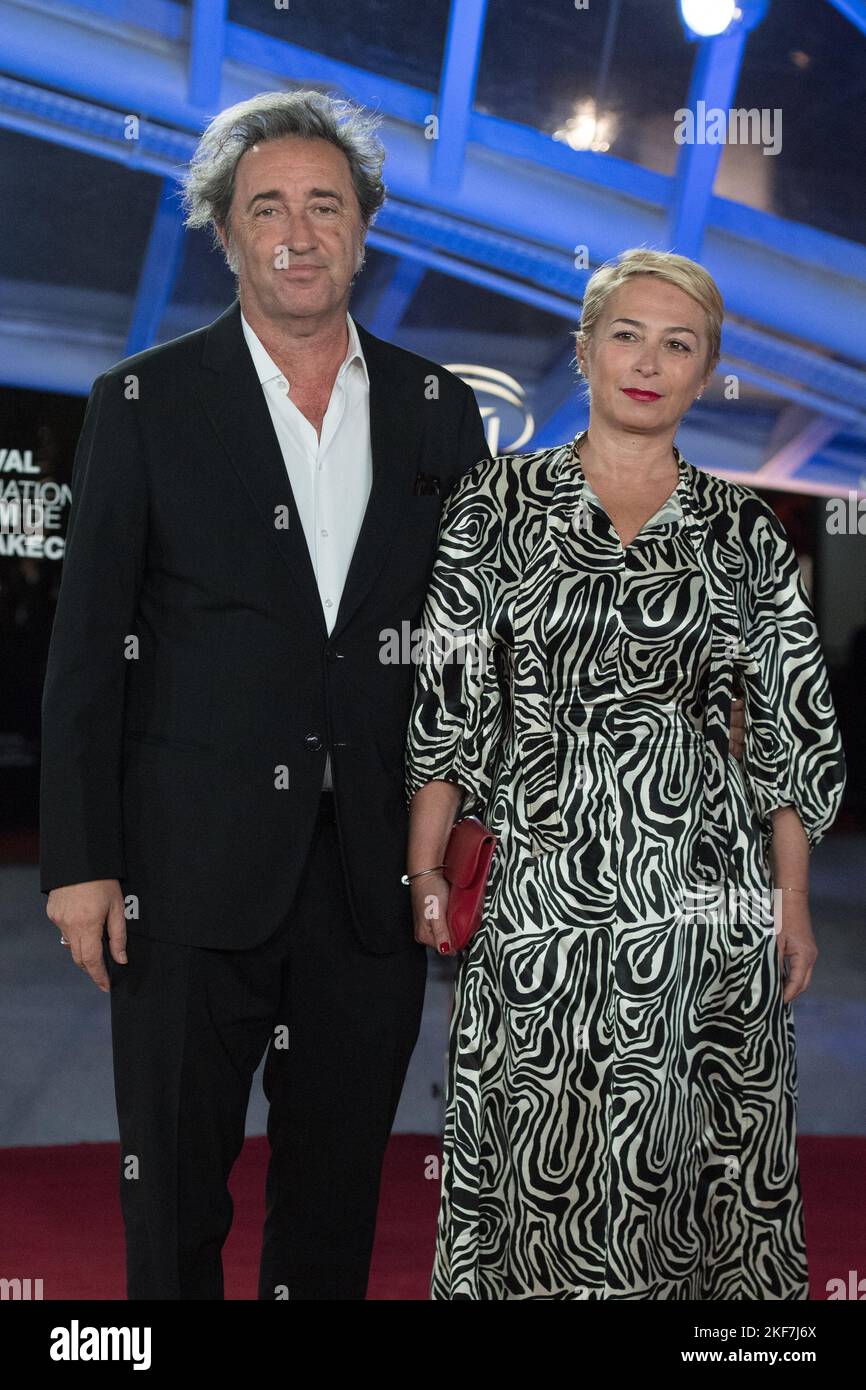 Marrakech, Morocco on November 16, 2022. Paolo Sorrentino and Daniela D ...