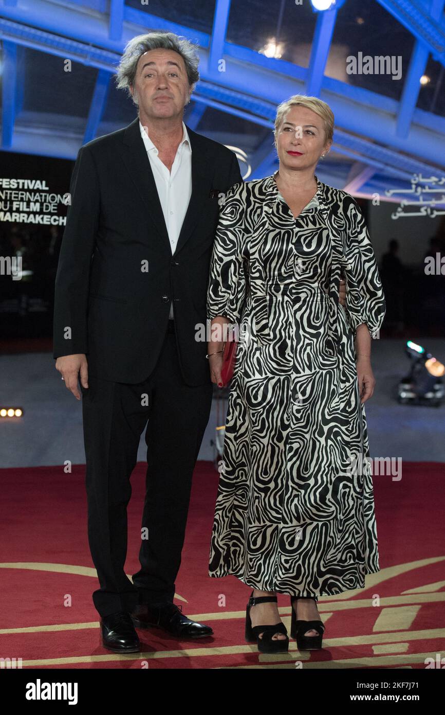 Marrakech, Morocco on November 16, 2022. Paolo Sorrentino and Daniela D ...