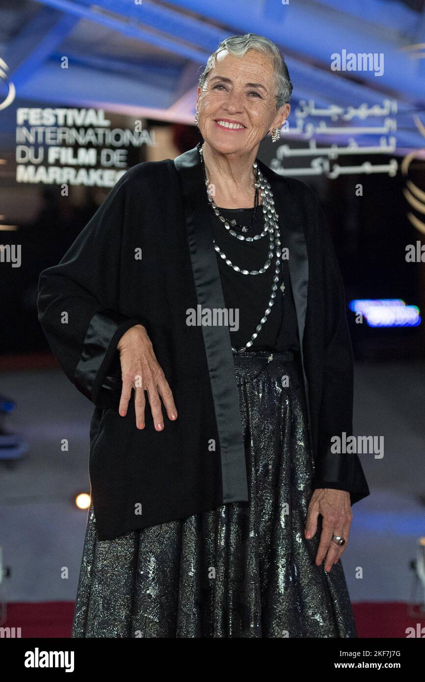 Marrakech, Morocco on November 16, 2022. Farida Benlyazid attending the ...