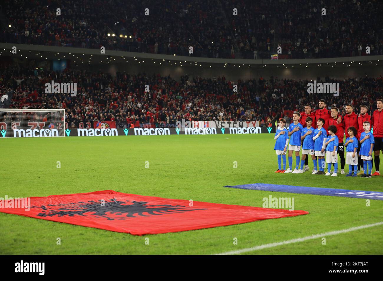 Tirana, Albania. 16th Nov, 2022. during the football friendly football ...