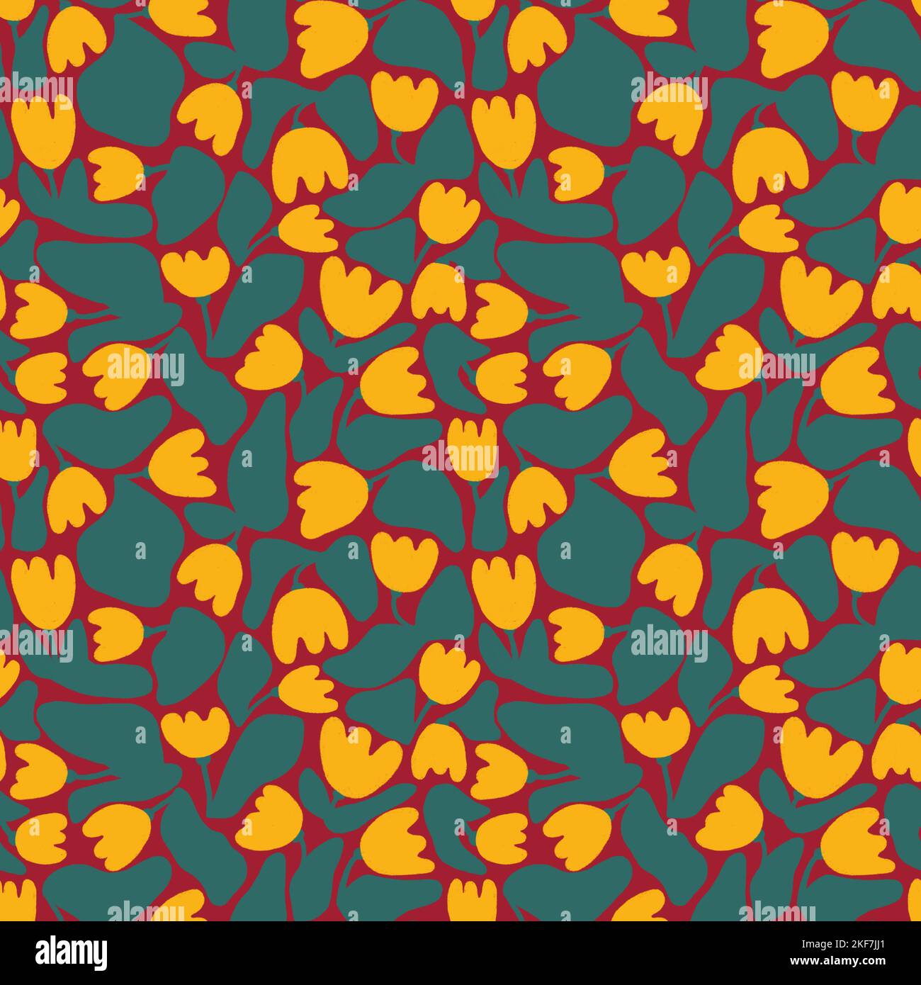 Floral pattern. Illustration with little flowers. Print with flowers ...