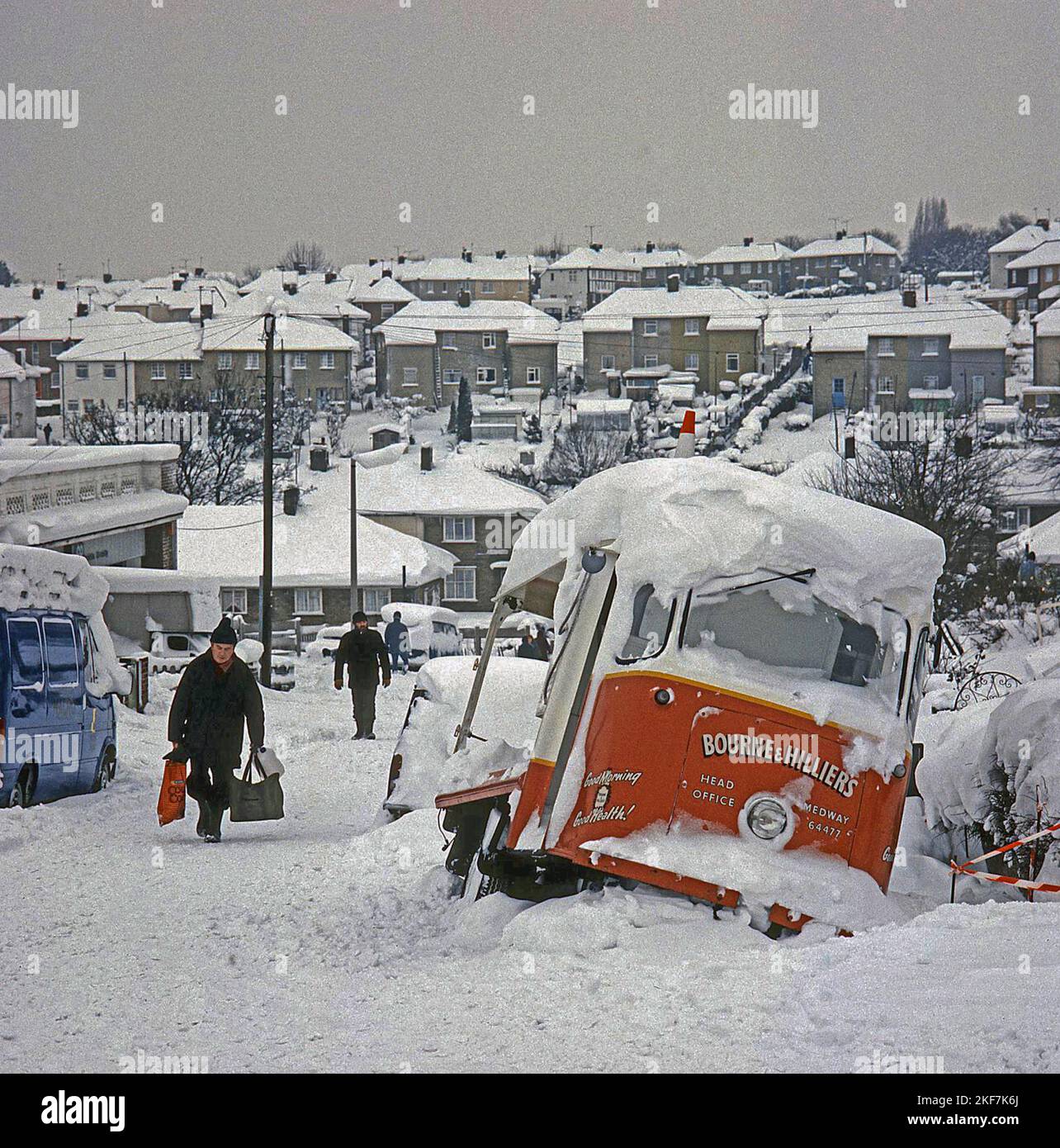 The winter of 1987, Strood, Kent. UK Stock Photo - Alamy