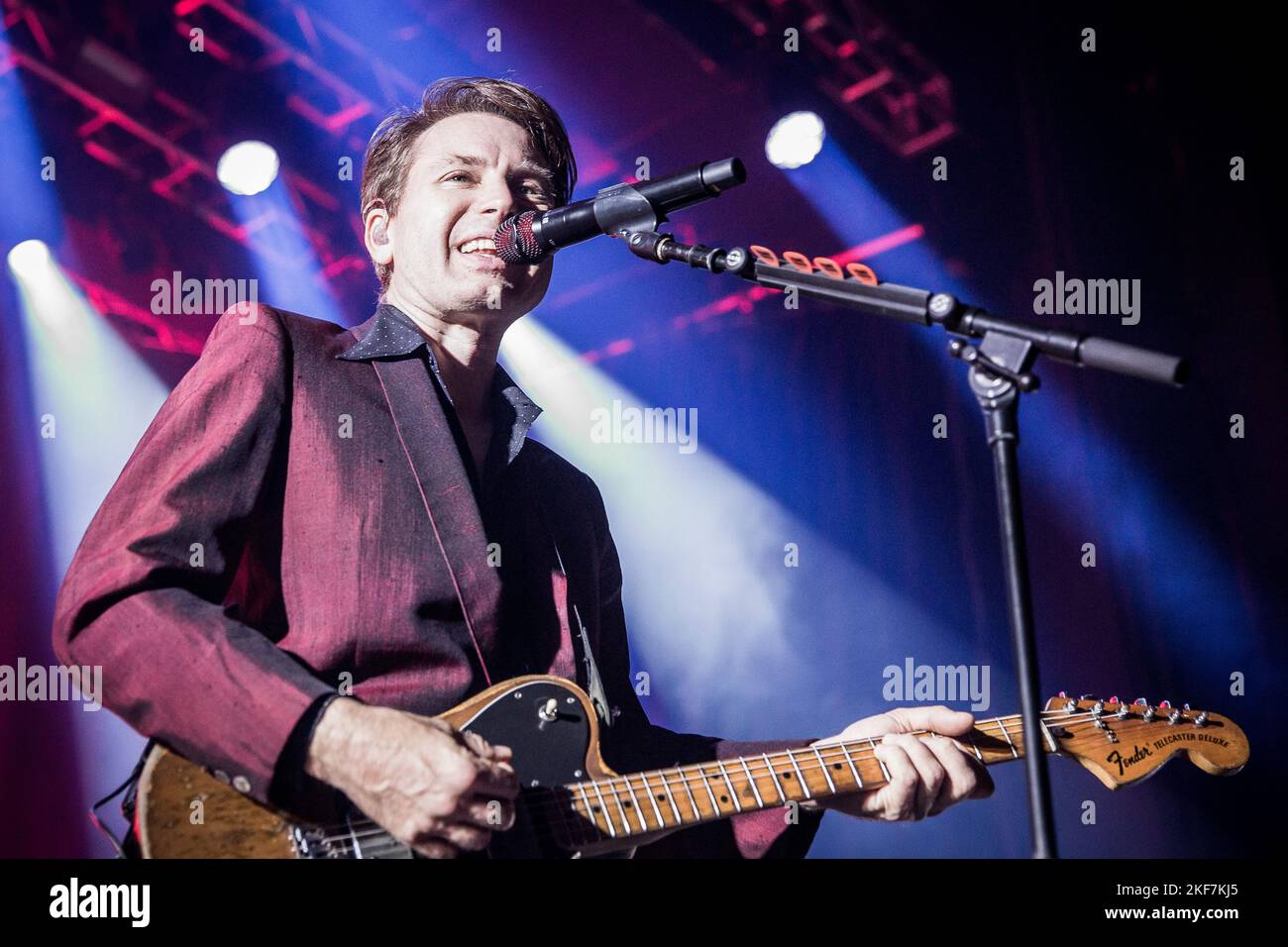 Alex Kapranos of Franz Ferdinand performing live on 15 November 2022 ...