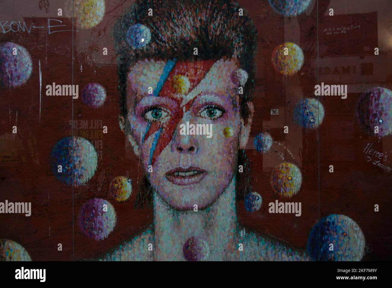 David Bowie wall in Brixton Stock Photo - Alamy