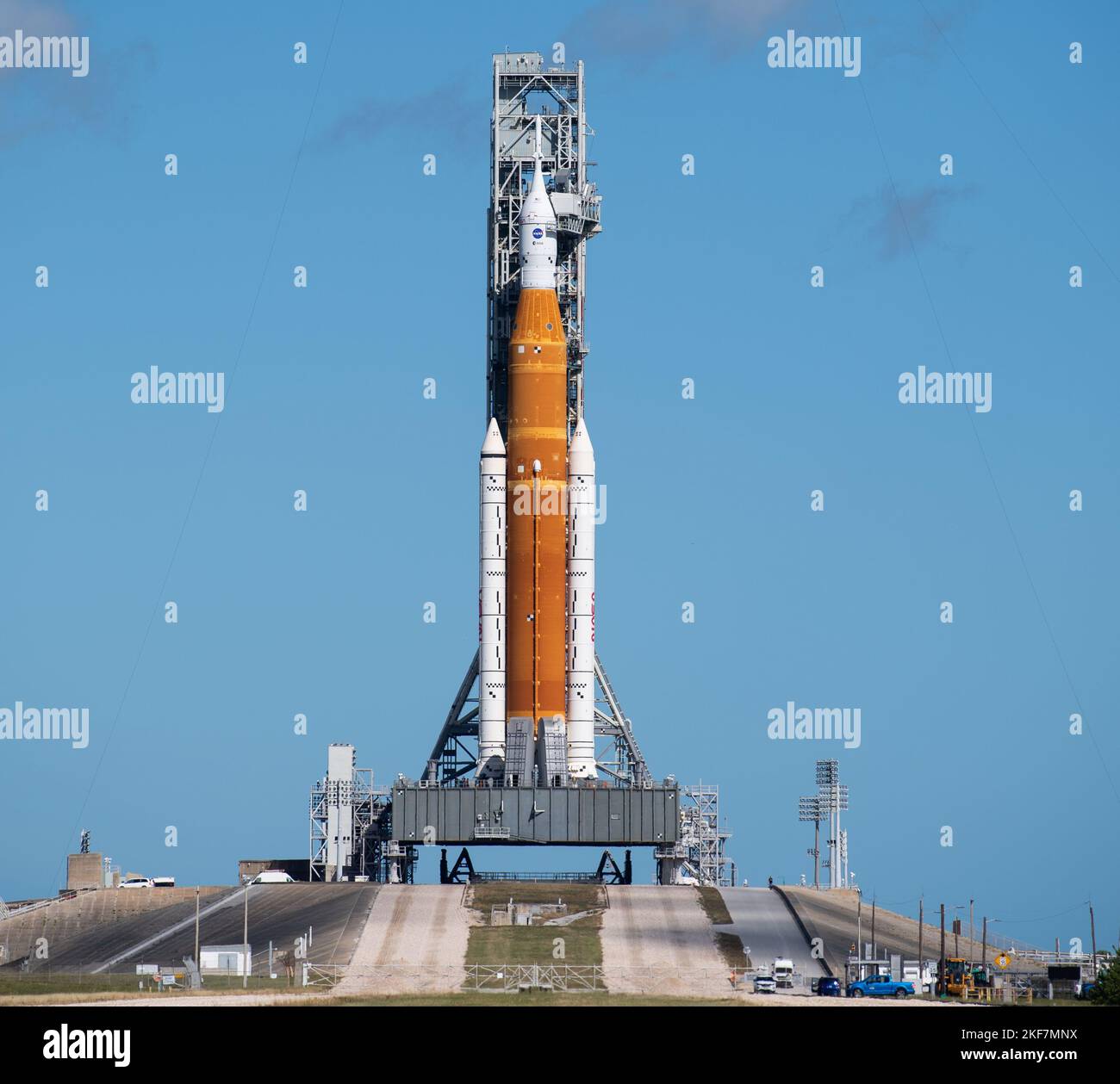 Cape Canaveral, Florida, USA. 11th Nov, 2022. NASA's Space Launch System (SLS) rocket with the ...