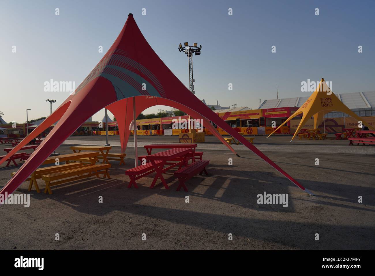 FIFA World Cup Qatar 2022 main fan zone Stock Photo - Alamy