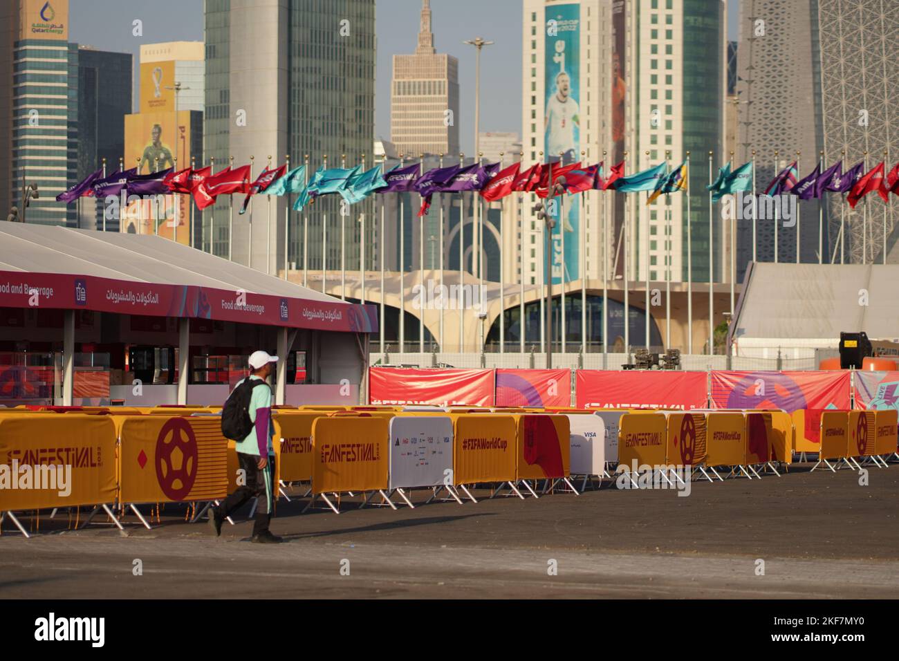 FIFA World Cup Qatar 2022 main fan zone Stock Photo - Alamy