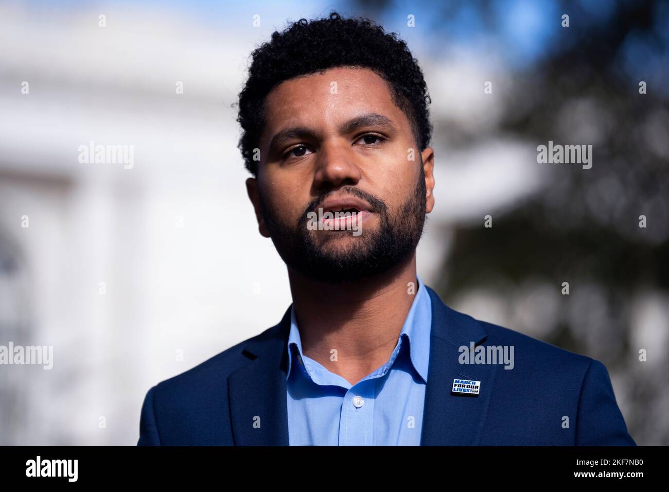 UNITED STATES - NOVEMBER 16: Rep.-elect Maxwell Frost, D-Fla., speaks ...
