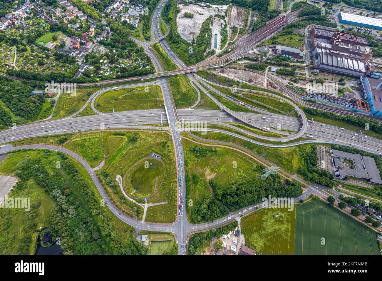 Freeway junction bochum hi-res stock photography and images - Alamy