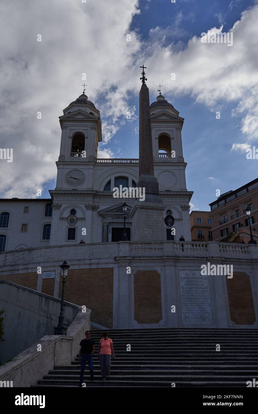 Rome, Italy - September 22, 2022 - The Spanish Steps, a set of steps ...