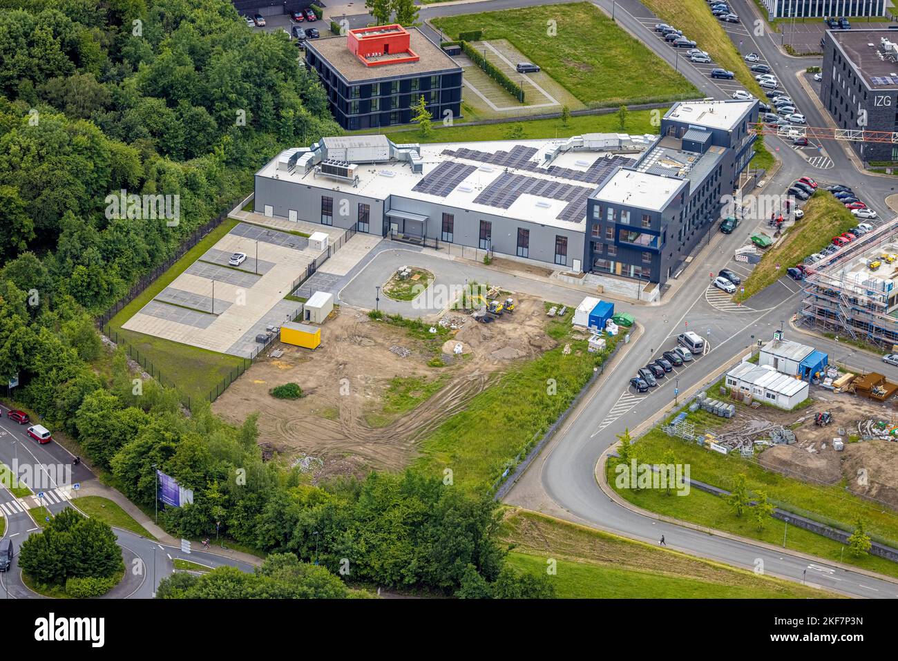 Construction site with new building health campus hi-res stock ...