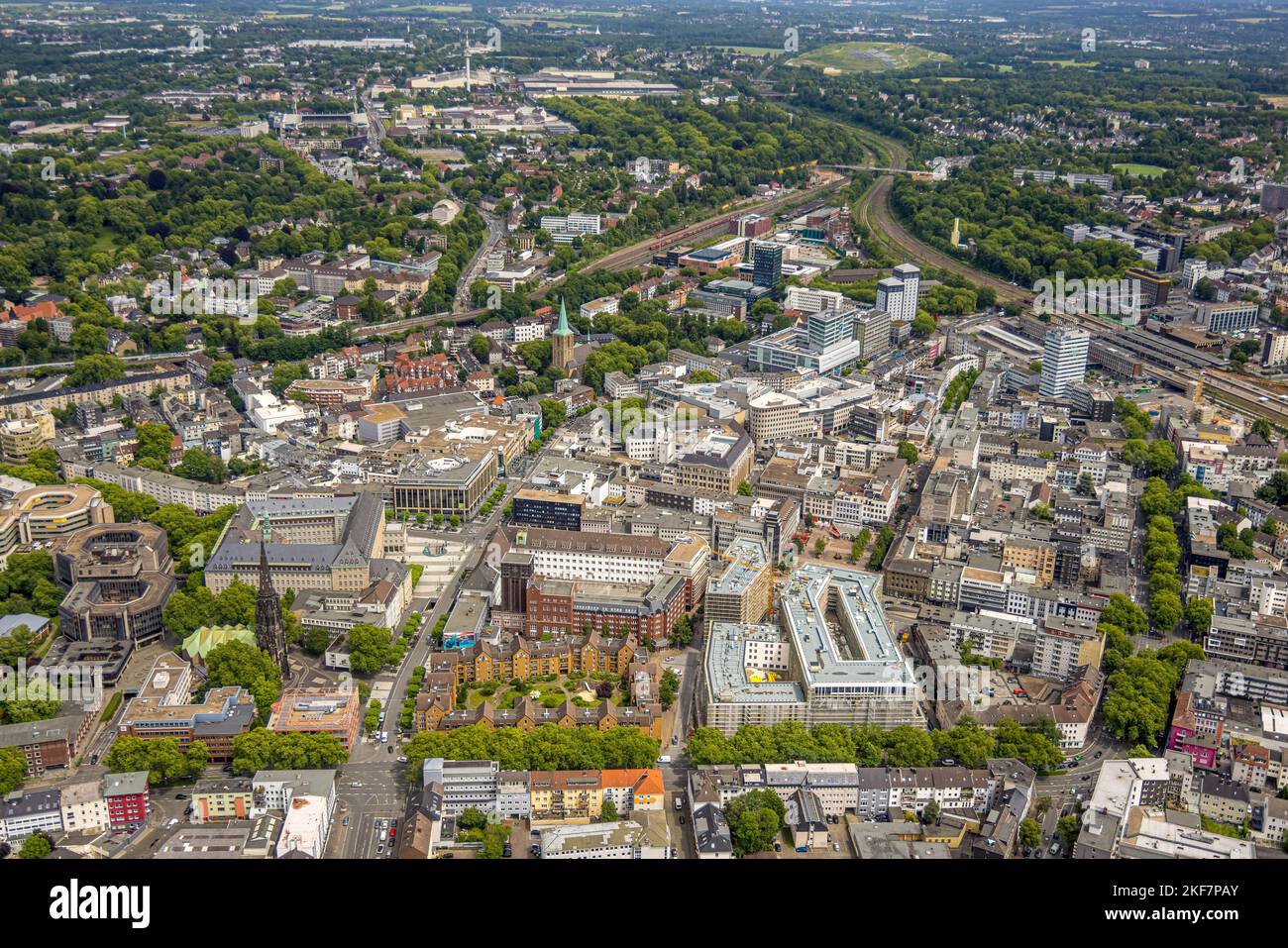 City center view with viktoria karree hi-res stock photography and images - Alamy