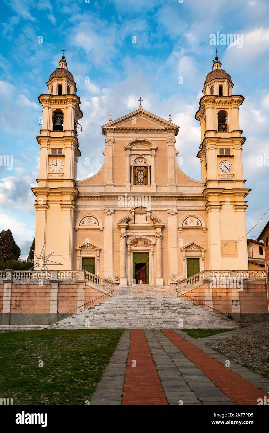 The main church, dedicated to Santo Stefano in the heart of the village ...